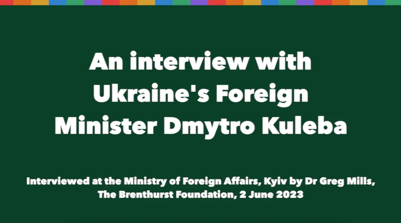An interview with Ukraine's Foreign Minister Dmytro Kuleba | The ...