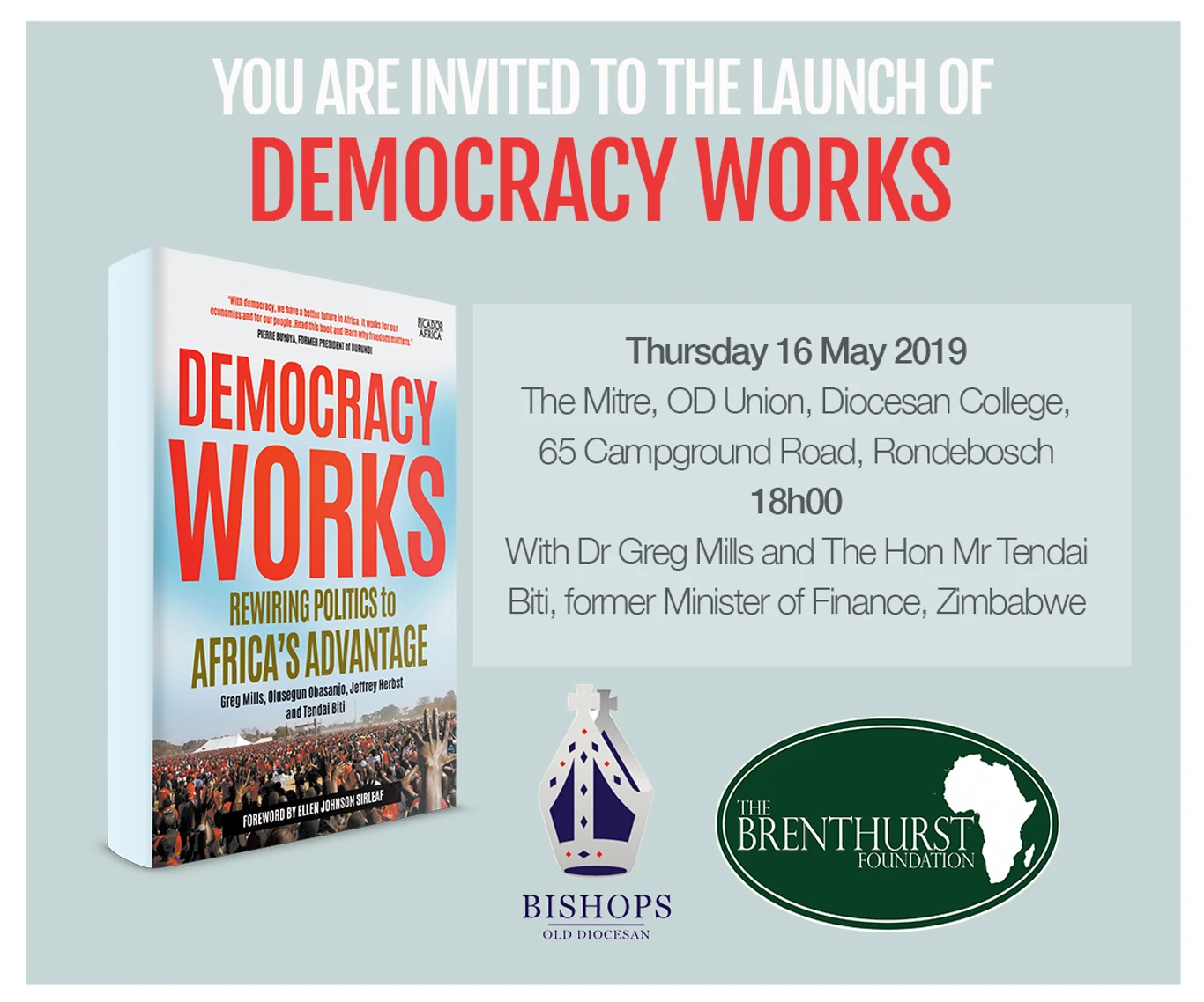 Democracy Works Book Launch At The OD Union with Helen Zille and Tendai ...