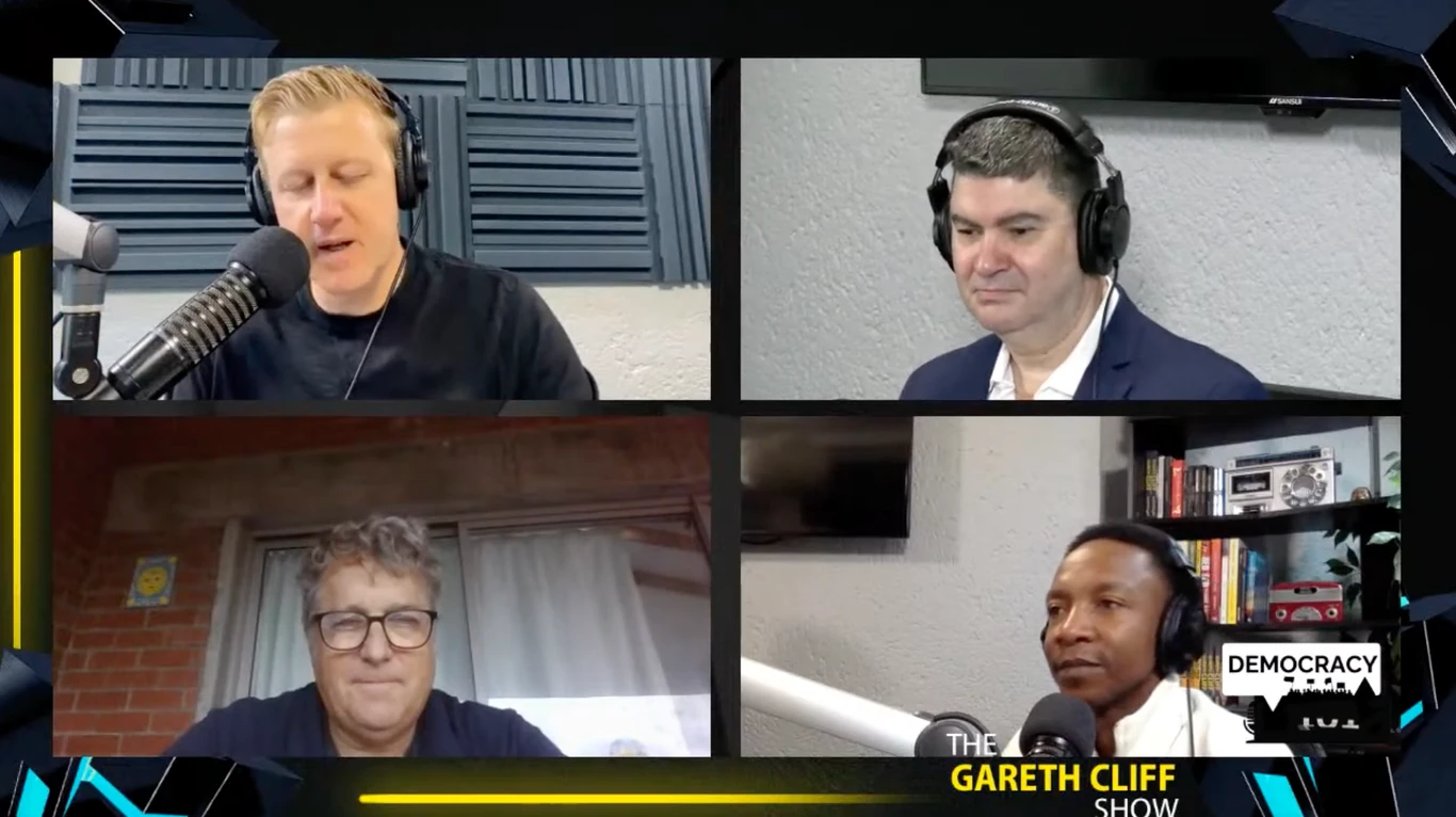 Greg Mills and Ray Hartley on the Gareth Cliff Show | The Brenthurst ...