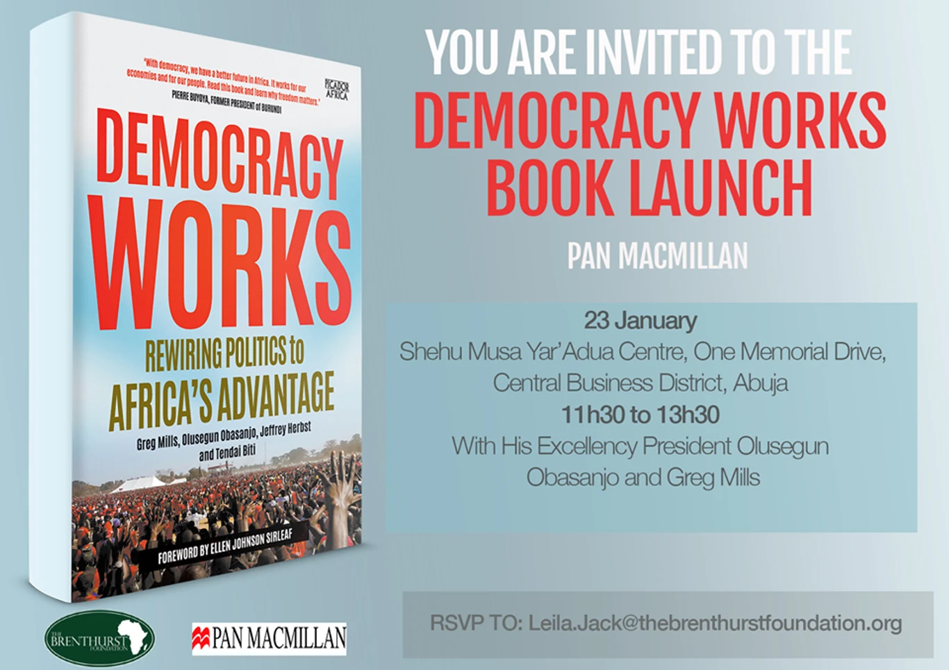 Democracy Works Book Launch in Abuja | The Brenthurst Foundation